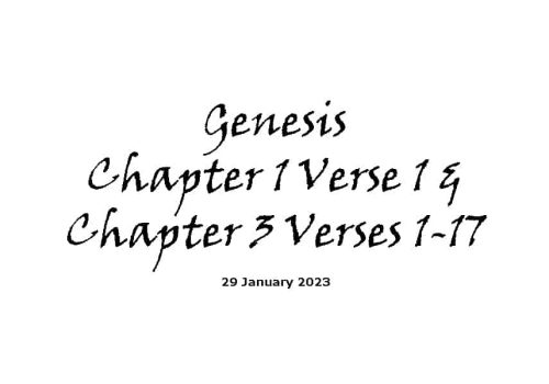 Matthew Chapter 1 Verses 18-25 – Ridgeway Community Church