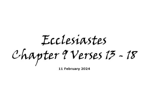 James Chapter 3 Verses 13-17 – Ridgeway Community Church